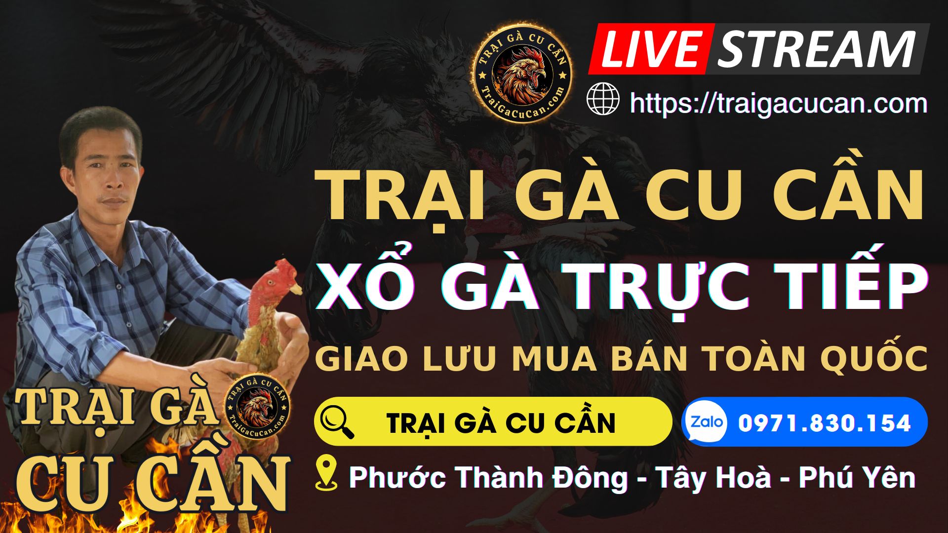 Trại Gà Cu Cần 78 Server HD1 Vần Xổ Gà Trực Tiếp Hàng Ngày